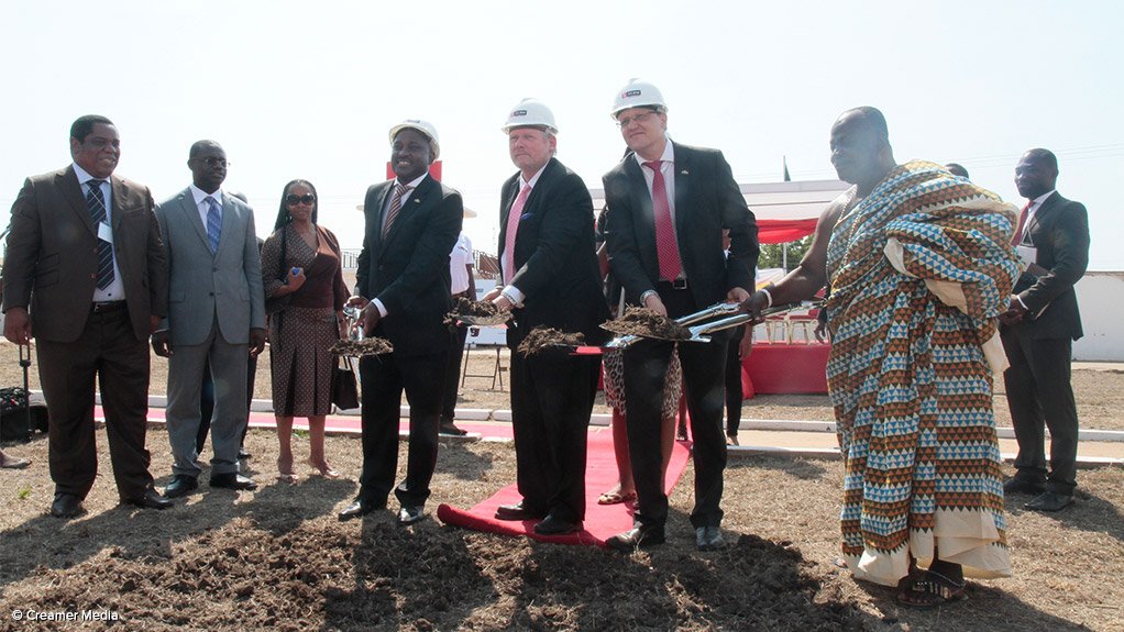 Scaw Metals breaks ground at $40m Ghana grinding media plant