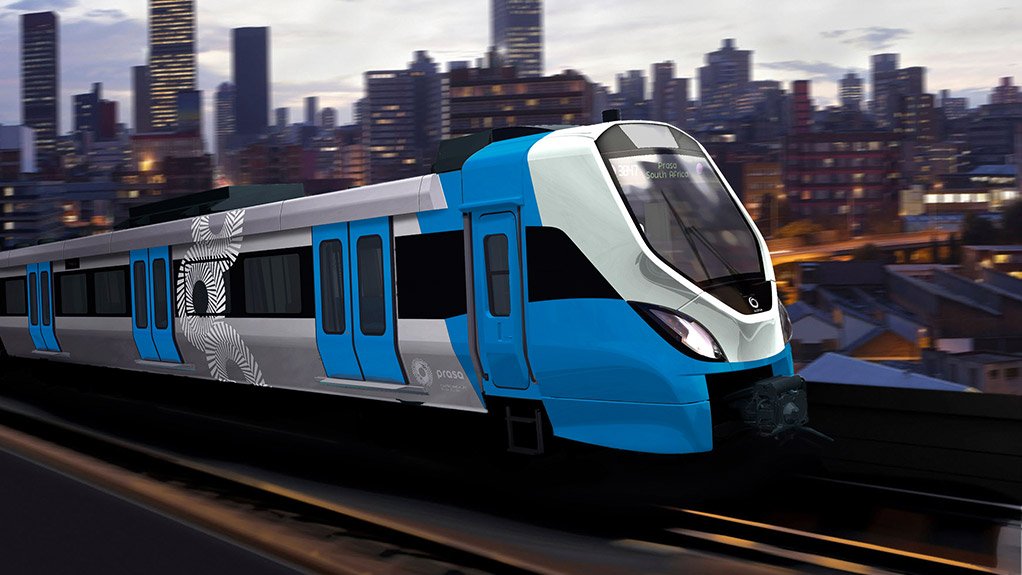 PRASA train project on track