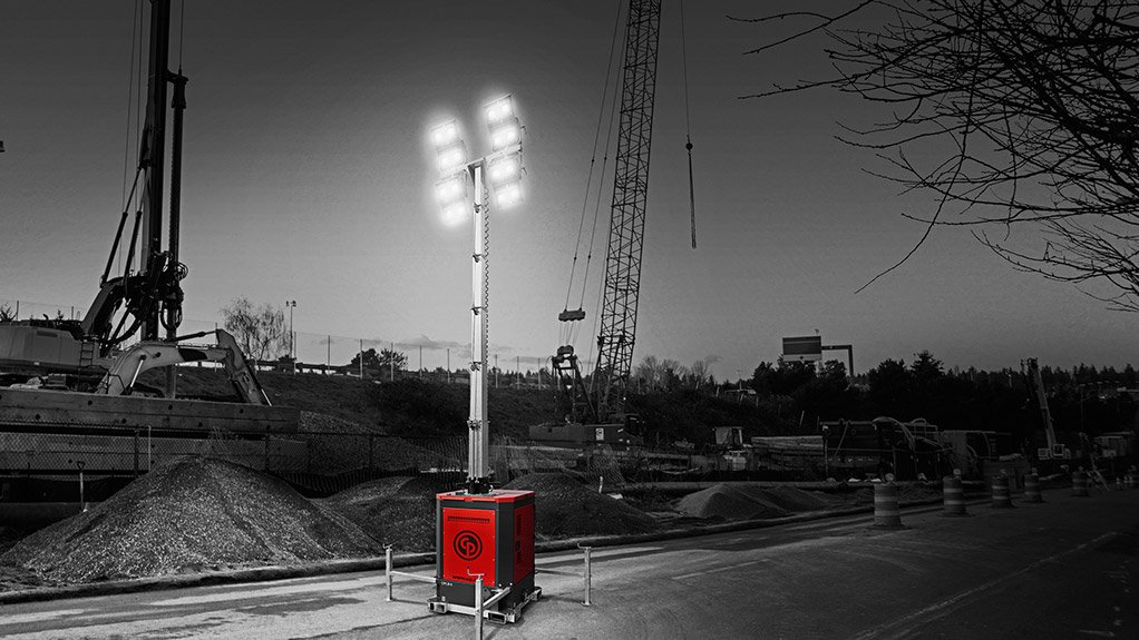 Chicago Pneumatic unveils brighter LED light tower for jobsite ...
