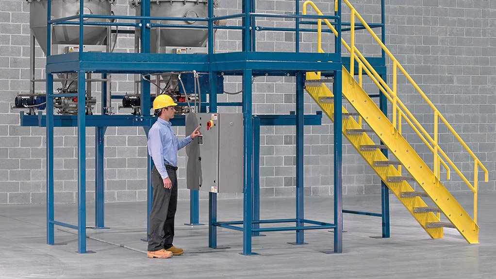 Bulk Bag Discharger With Hopper Shuttle System