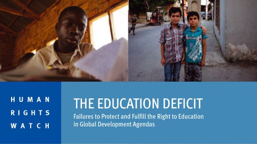 The Education Deficit – Failures to Protect and Fulfill the Right to ...