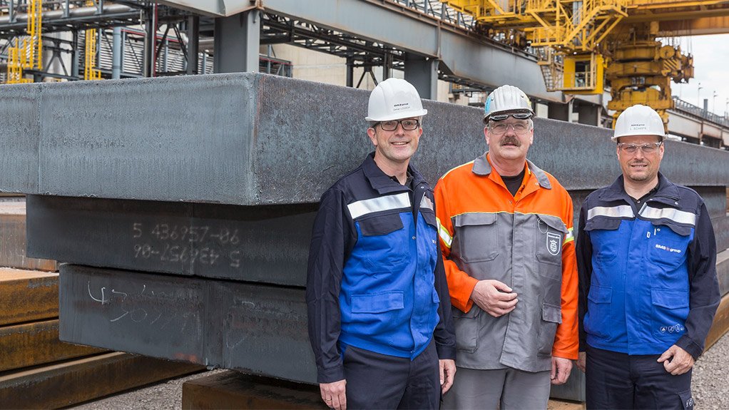 At Dillinger, the new two-strand vertical caster supplied by SMS group ...