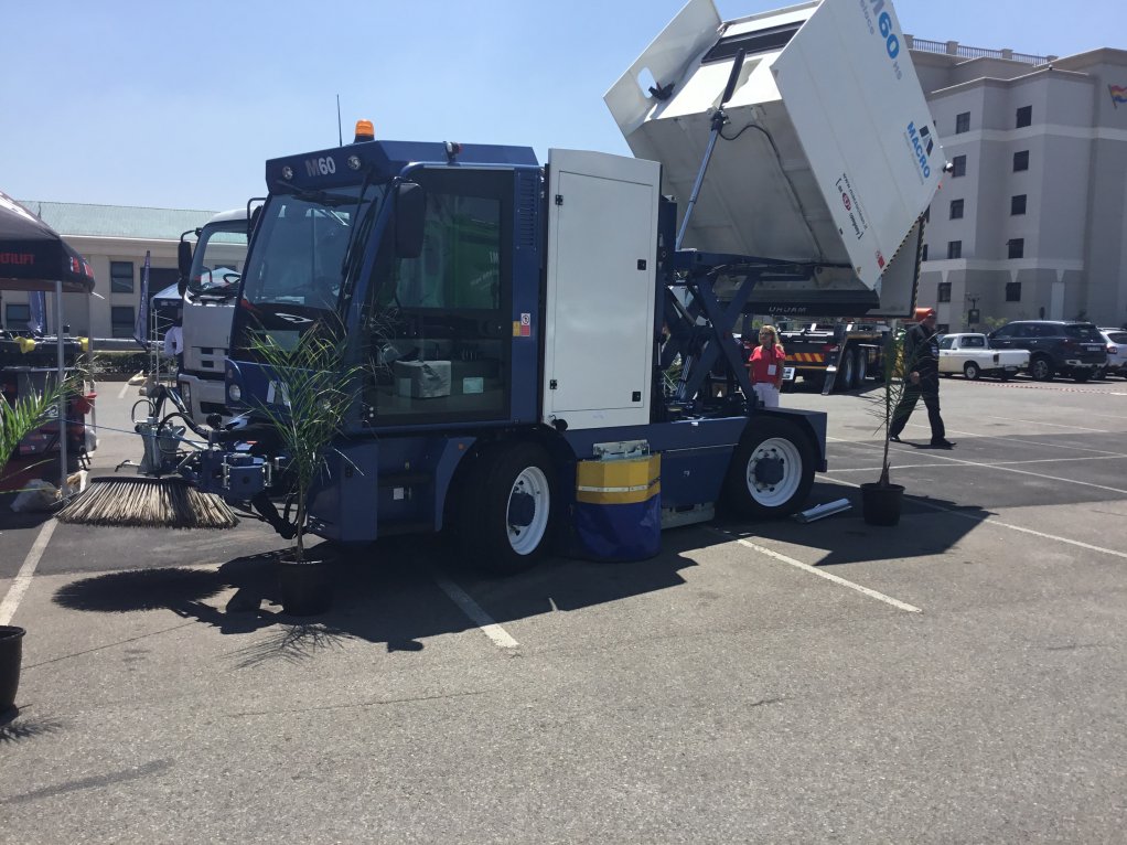 Road sweeper showcased at Wastecon
