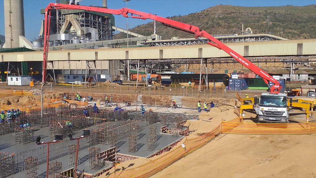 ELB pours first concrete at Ngodwana biomass power project