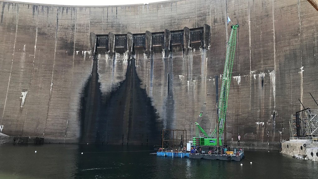 Kariba dam plunge pool stabilised