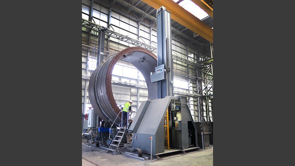 PEMA Flange Fitting station for onshore and offshore wind towers