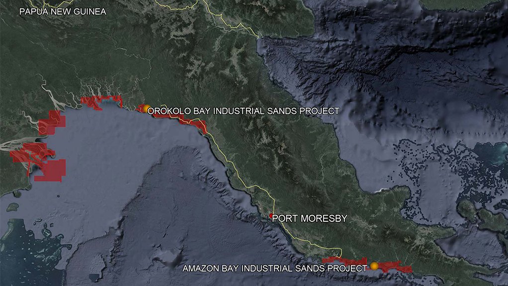 Orokolo Bay industrial sands project, Papua New Guinea