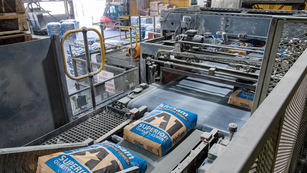 Direct cement sales to construction industry down