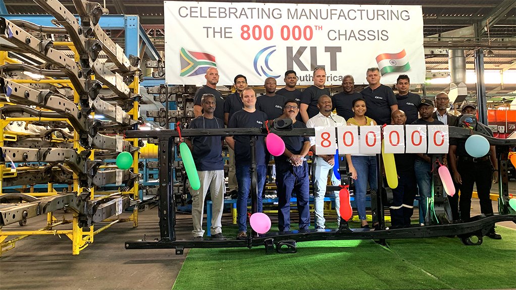 KLT produces 800 000th Ranger chassis, targets doubling its business in SA