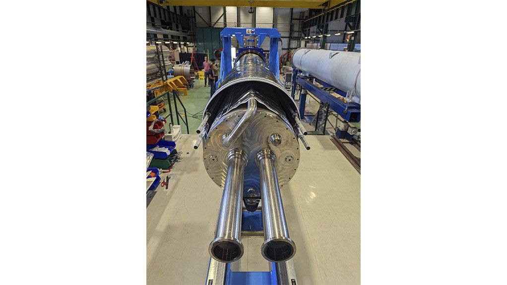 Vesconite Hilube’s low friction material demonstrated during testing at ...