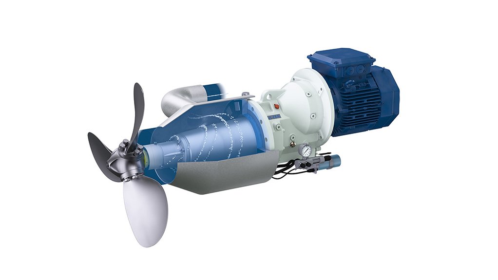 Side-mounted agitators for industrial use