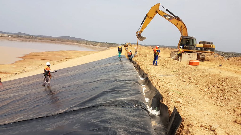 Lining installation under way