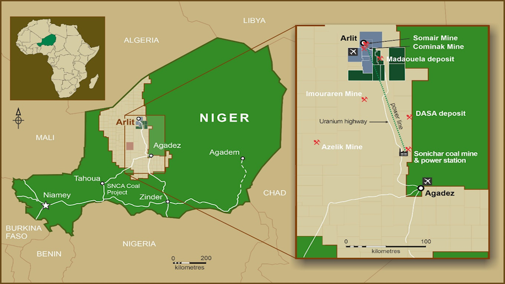 Madaouela uranium project, Niger