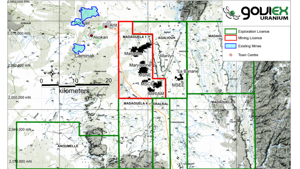 Madaouela uranium project, Niger – update