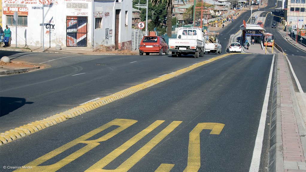 JDA starts Rea Vaya bus lane, station construction in Sandton