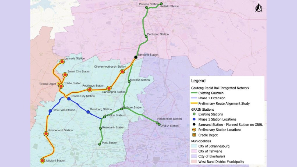 Gauteng invites public comment on proposed rapid rail extensions that ...
