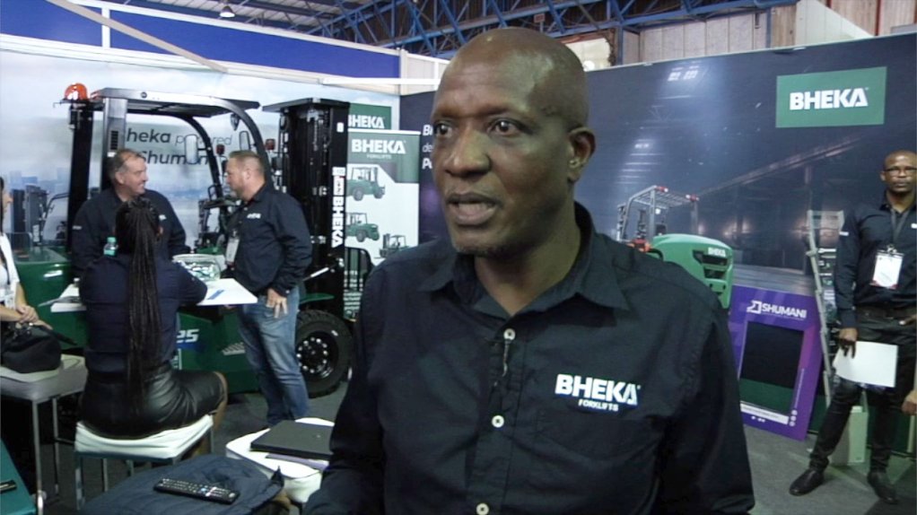 Shumani highlights benefits of Bheka forklift for African market