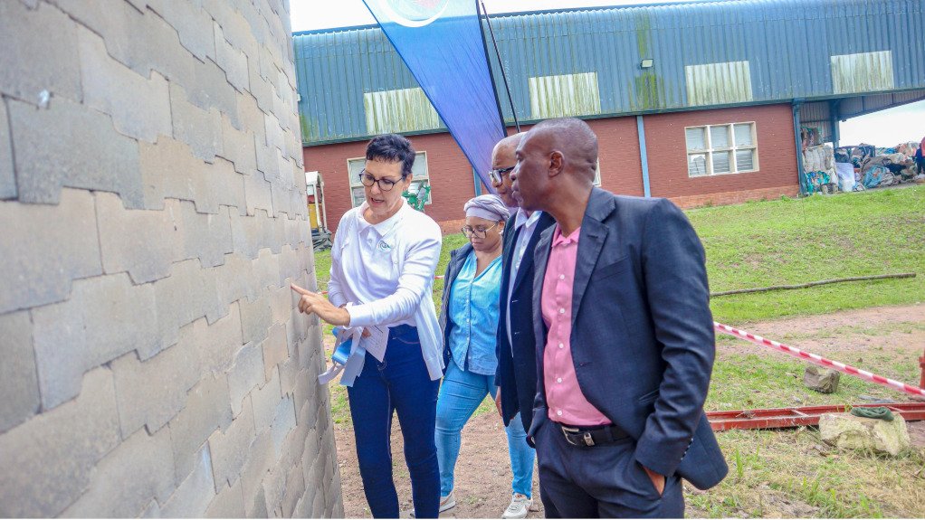 Construction waste repurposed into sustainable building blocks